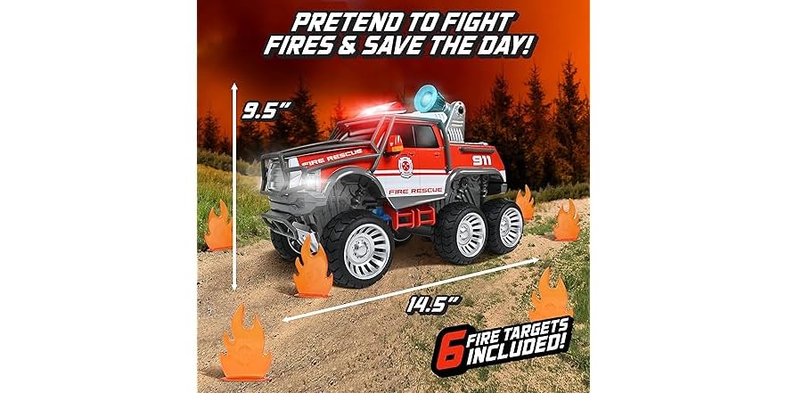 Sunny Days 14" Firetruck Toy