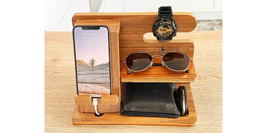 Wood Docking Station Mobile Phone Cell