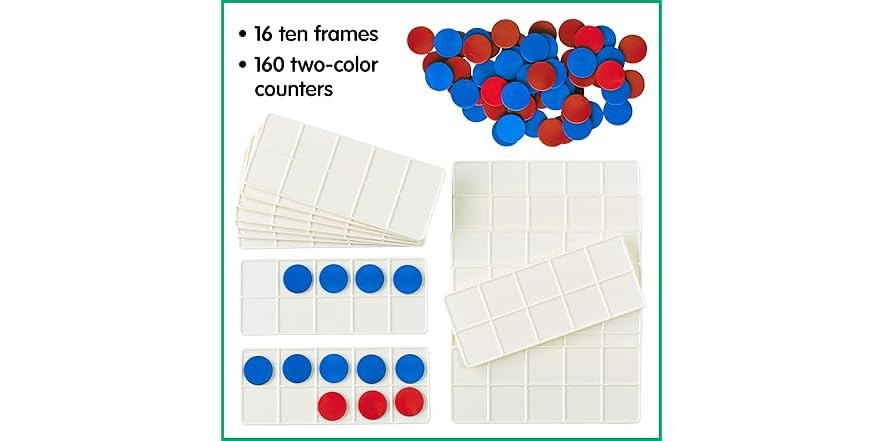 edxeducation Ten Frame Classroom Set - Math