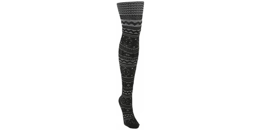 MUK LUKS® Patterned Microfiber Tights