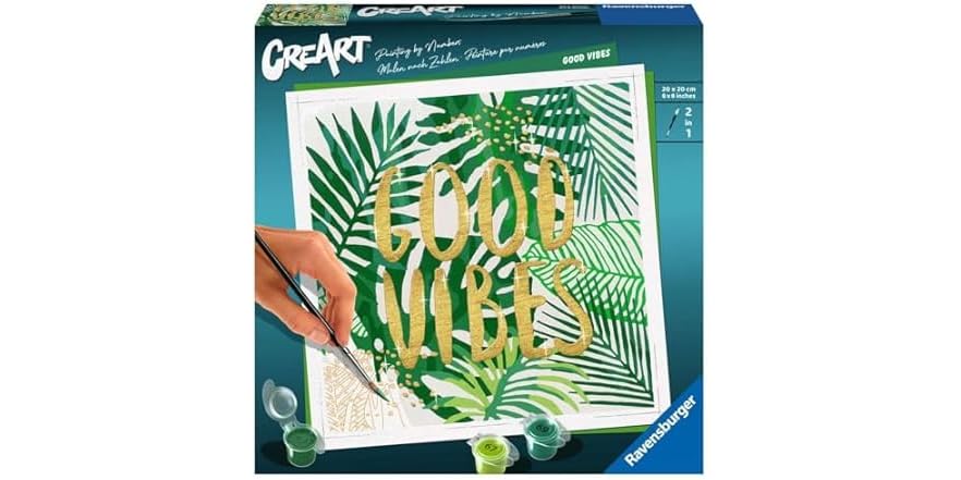Ravensburger Good Vibes Paint by Numbers Kit
