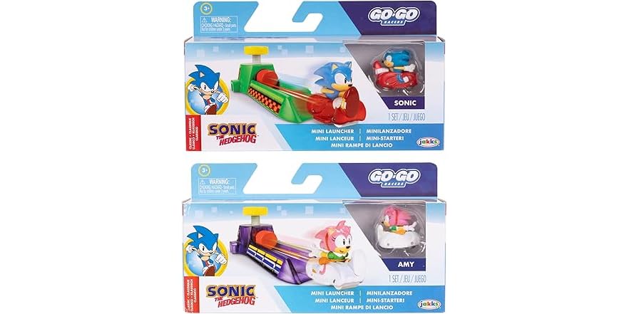 Sonic The Hedgehog Vehicles Go Go Racers Vehicle 2-P