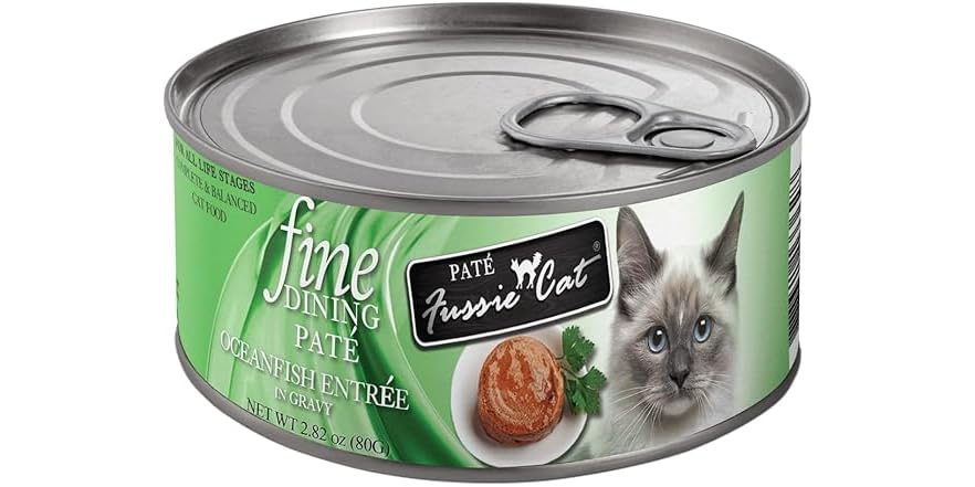 Fussie Cat Fine Dining Pate Oceanfish Entrée