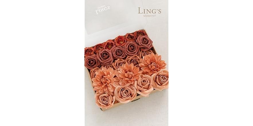 Burnt Amber Silk Floral Arrangement