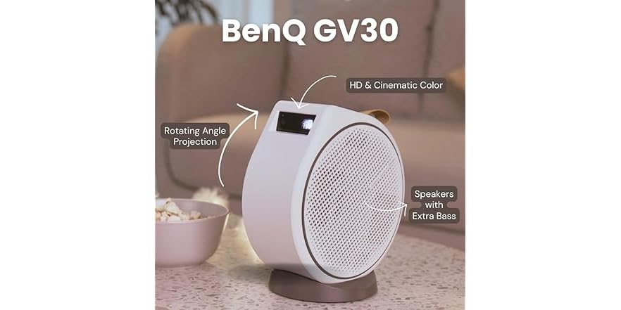 BenQ GV30 Portable Smart Projector (Factory Reconditioned) (Open Box)