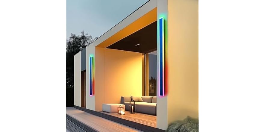 SLARY LED Wall Light 40in 2pk