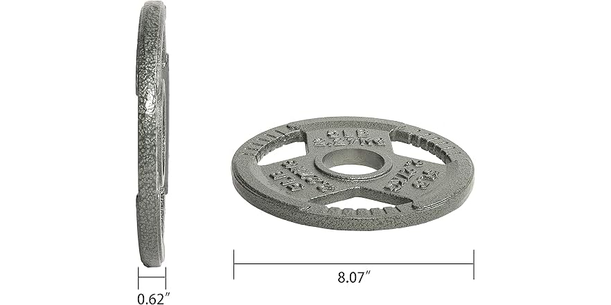 Fitvids Cast Iron Weight Plate 5lb Single