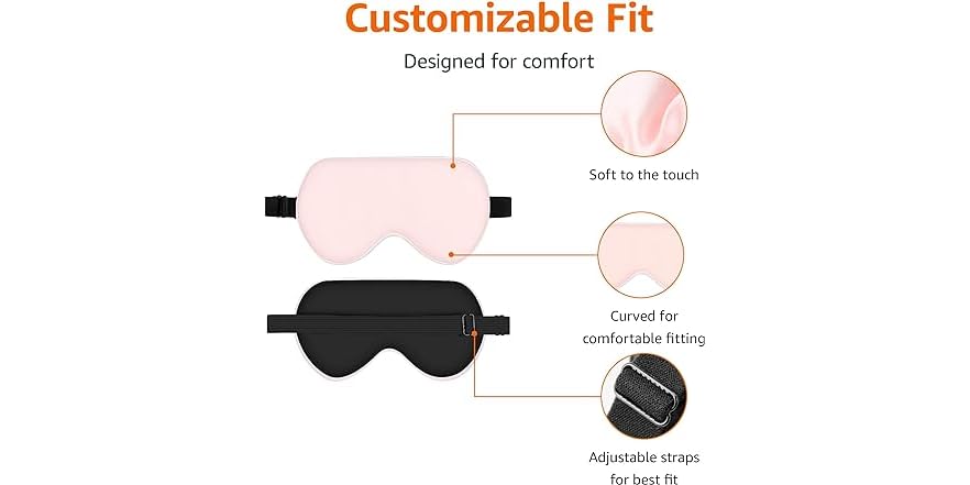 Amazon Basics Silk Curved Sleep Eye Mask