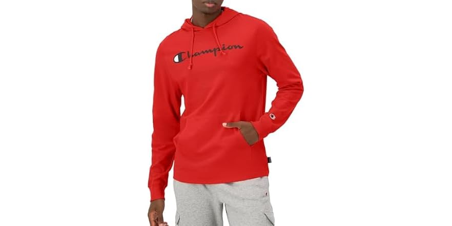 Champion Men's Midweight T-Shirt Hoodie