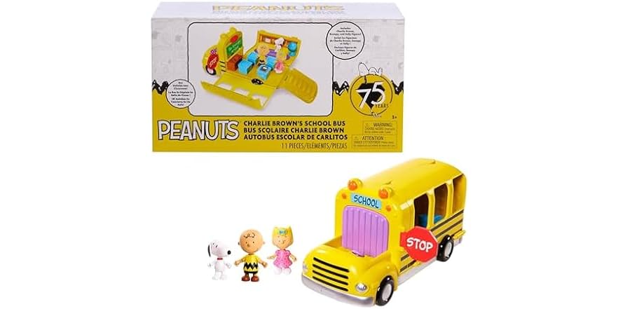 Peanuts Charlie Brown's Interactive Bus