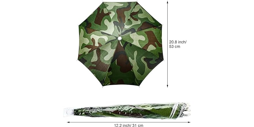 3 Pieces Headband Umbrella Hats