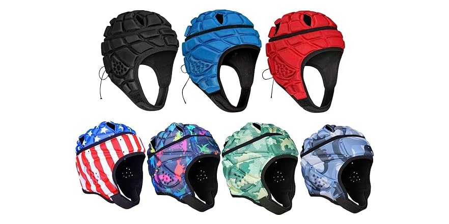 Soft Padded Protective Rugby Headgear