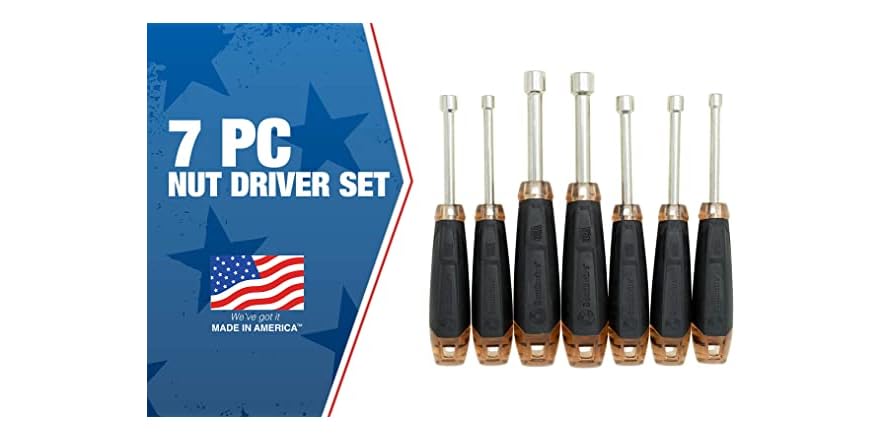 7 PC NUT DRIVER SET