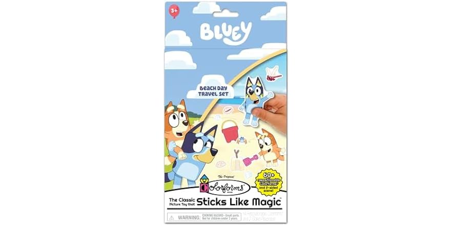 Colorforms Travel Set - Bluey