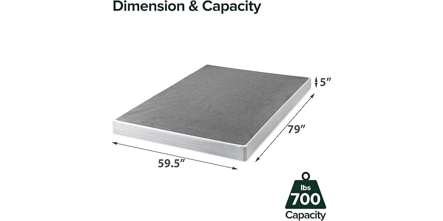 ZINUS 5 Inch Metal Smart Box Spring