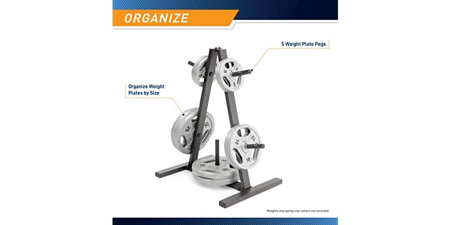 Marcy Standard Weight Plate Tree 1-In Plates (Open Box)