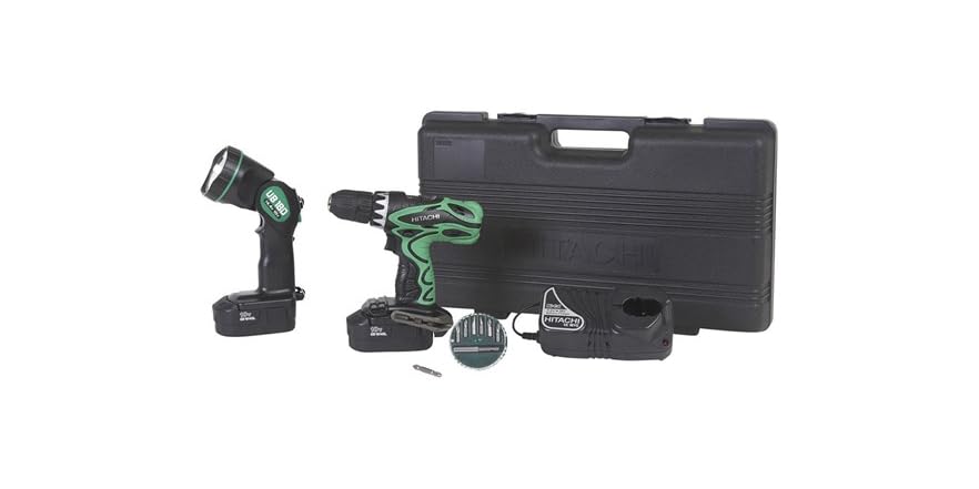 Hitachi DS18DVF3 18 Volt Drill with Flashlight