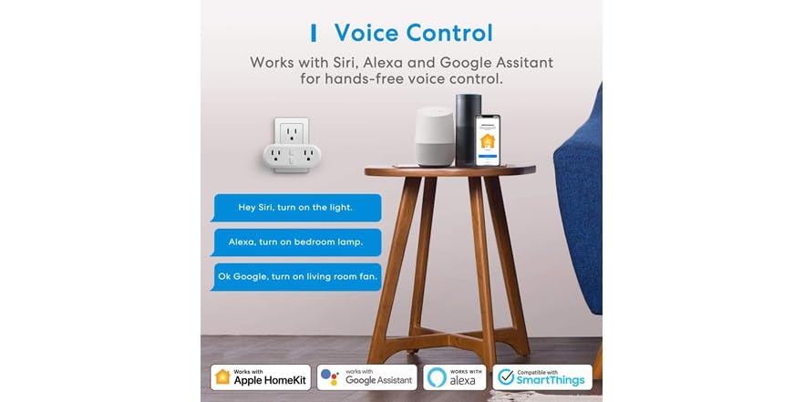 Smart Dual Plug with Apple HomeKit (2-Pack)