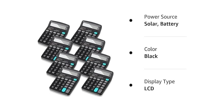 Konohan 8 Pieces 12-Digit Calculator