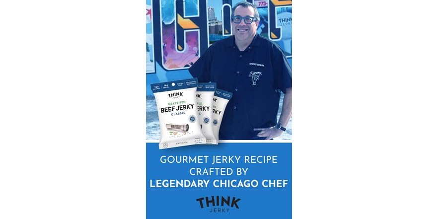 Think Jerky Grass-Fed Beef Jerky Variety, 6-Pk