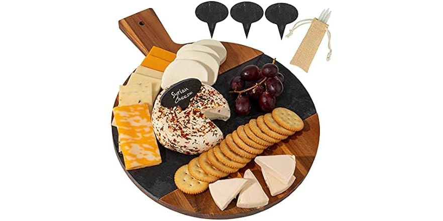 Charcuterie Board w/ Chalkboard Labels