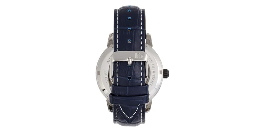Reign Rudolf Skeleton Leather Band Watch