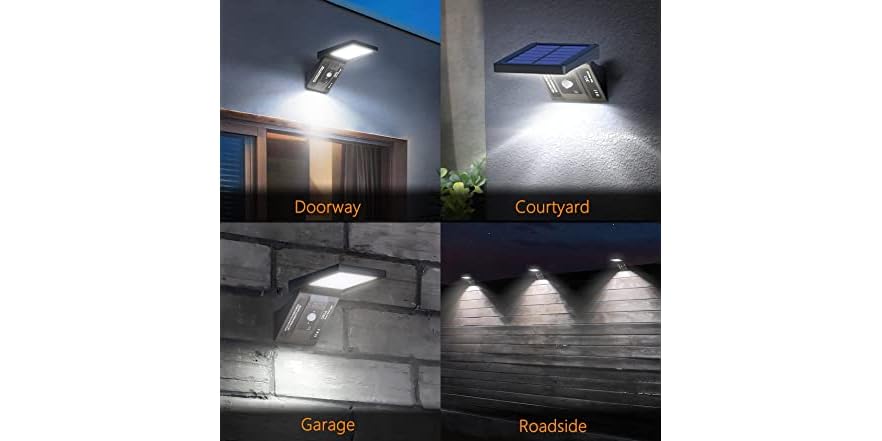 UCGG Solar Wall Light Outdoor