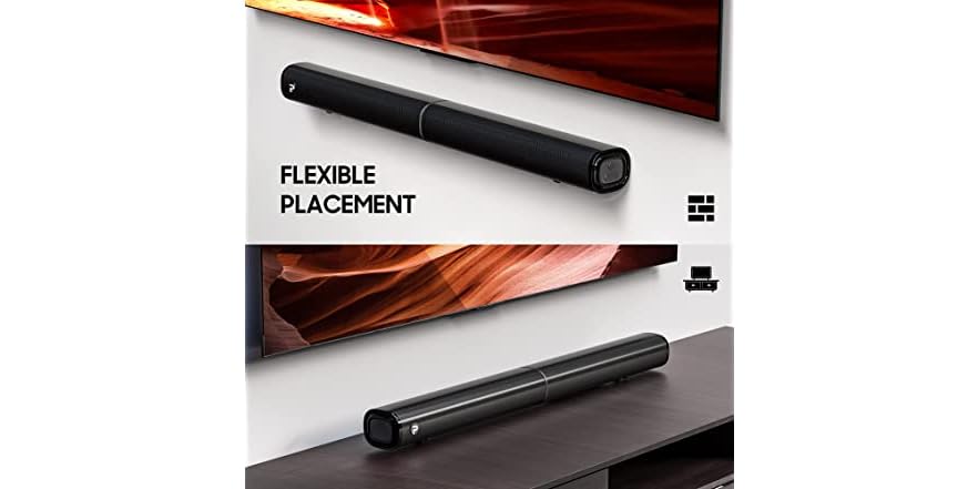 (NEW) Pheanoo D5 2.1ch Soundbar with Wired Subwoofer