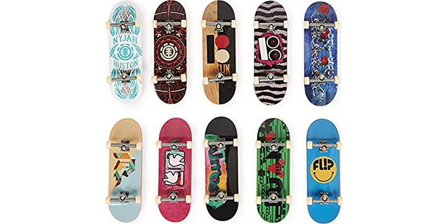 Tech Deck, DLX Pro 10-Pack of Collectible Fingerboards