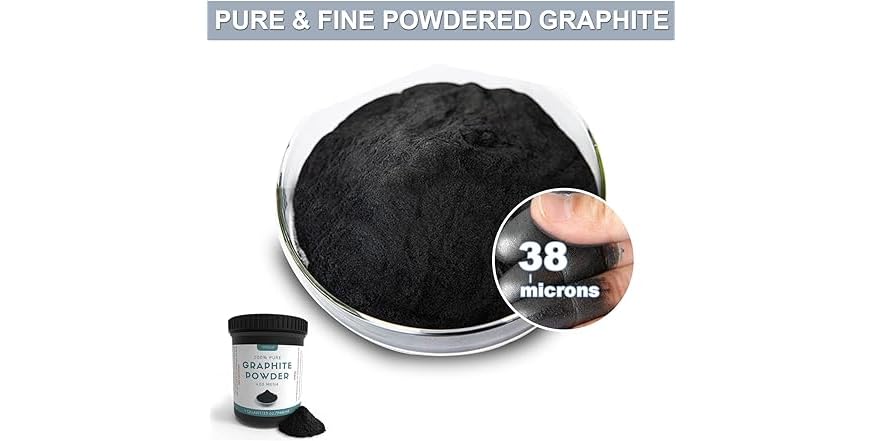 1 Quart Microfine Pure Graphite Powder