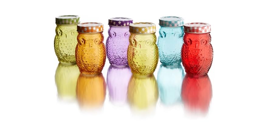Color Jars-Set of 6-4 Styles