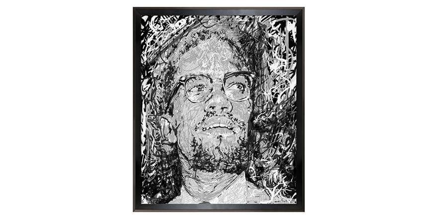 Jeffrey F. Pierson - Malcolm X Framed