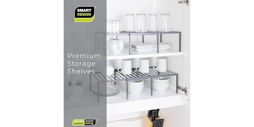 Smart Design Premium Extendable Storage Shelf