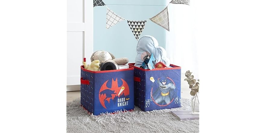 Idea Nuova Batman 2pk Storage Cubes
