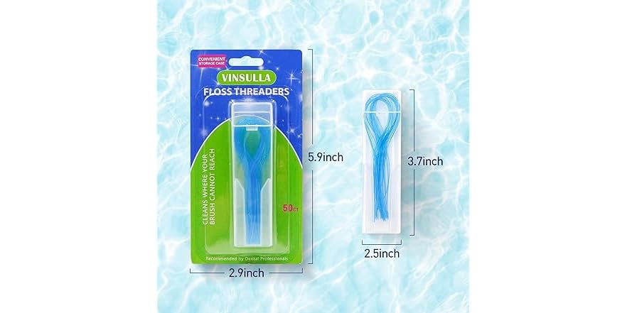 300 Ct Floss Threaders & Storage Cases