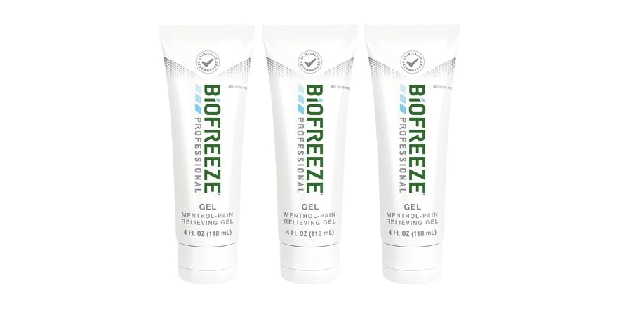 Biofreeze 4 FL OZ - 3PK Biofreeze Pain Relieving Gel