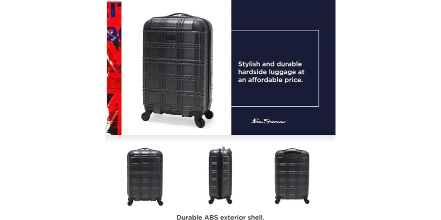 Ben Sherman Hardside 20in Travel Luggage (Open Box)