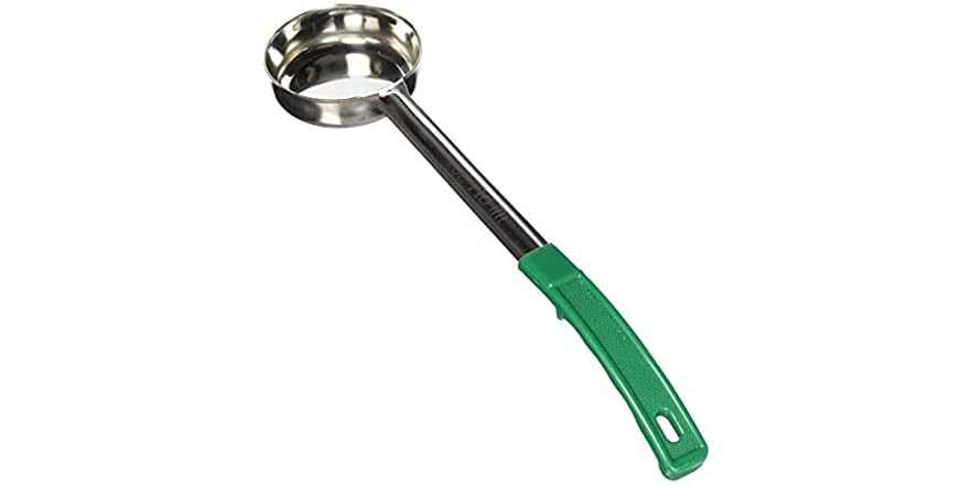Ladles with Plastic Green Handle