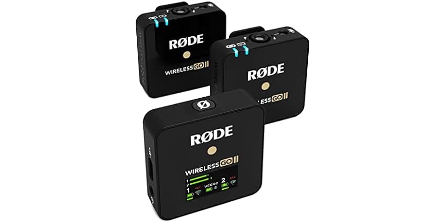 RODE Wireless Go II Dual Channel Wireless System with Built-in ...