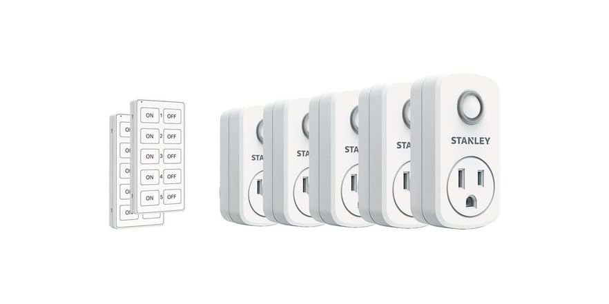 Stanley 5-Pack Wireless Remote Lighting Control