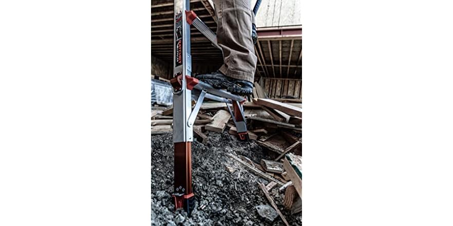 Little Giant Ladder Revolution with Ratchet Levelers 26 ft,