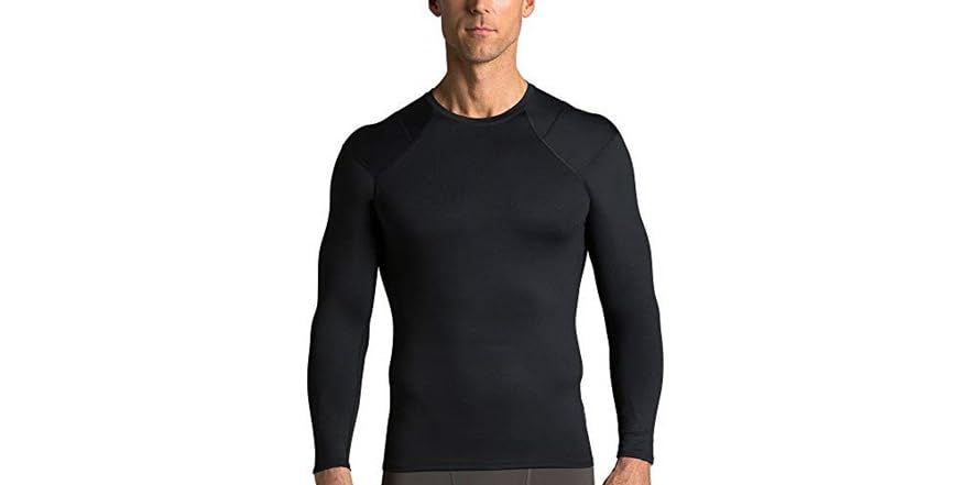 Tommie Copper Men's Long Sleeve Shoulder Support Shirt