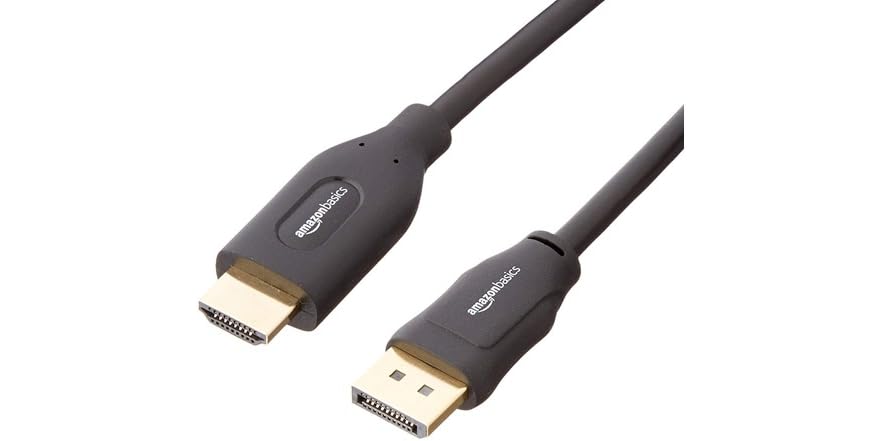 AmazonBasics DisplayPort toHDMI Display Cable - 6 Feet
