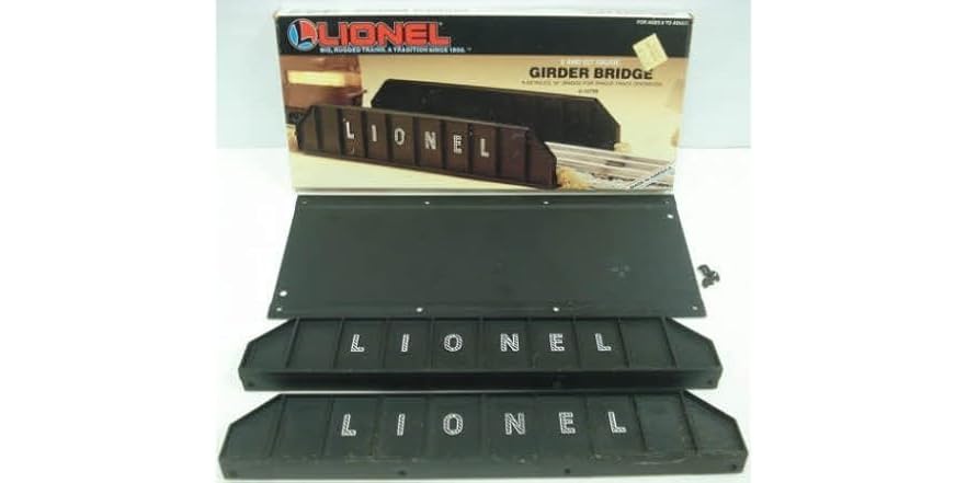 Lionel Raised Lettering FasTrack Bridge