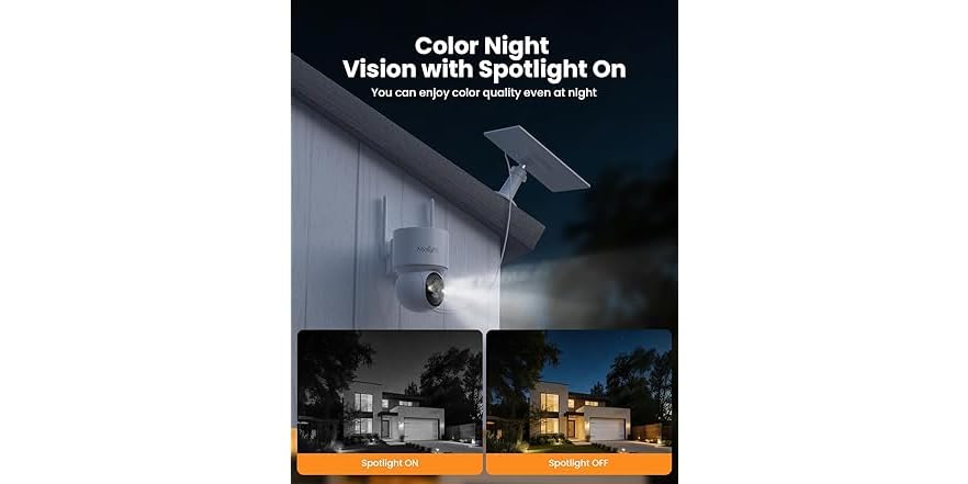 Mysight Wireless Solar Security Cameras (Open Box)