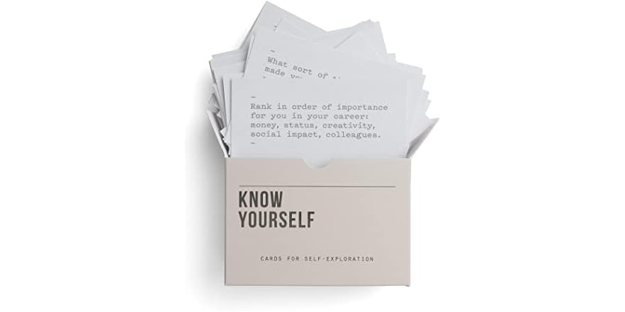 Know Yourself Prompt Cards