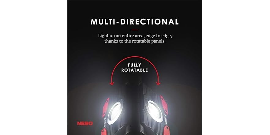NEBO OMNI 2K Work Light: 2000 Lumen