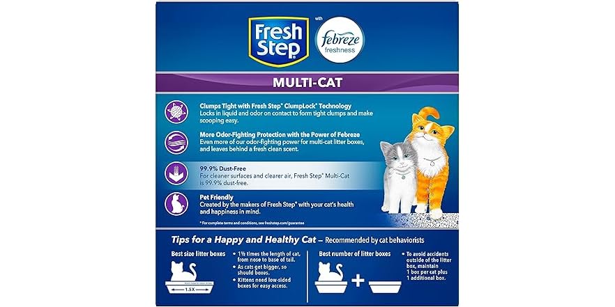 Fresh Step Multi-Cat Extra Strength Scented Litter