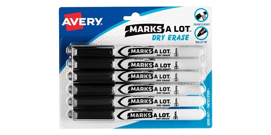 Avery Marks-A-Lot Dry Erase Markers