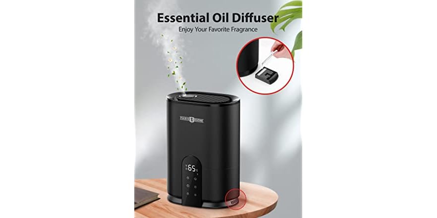 PARIS RHONE Humidifiers for Bedroom, 4L